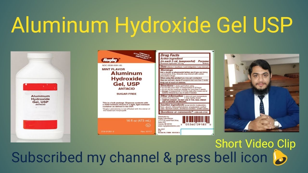 Aluminum Hydroxide Gel USP || Pharmacy's Dictionary ...