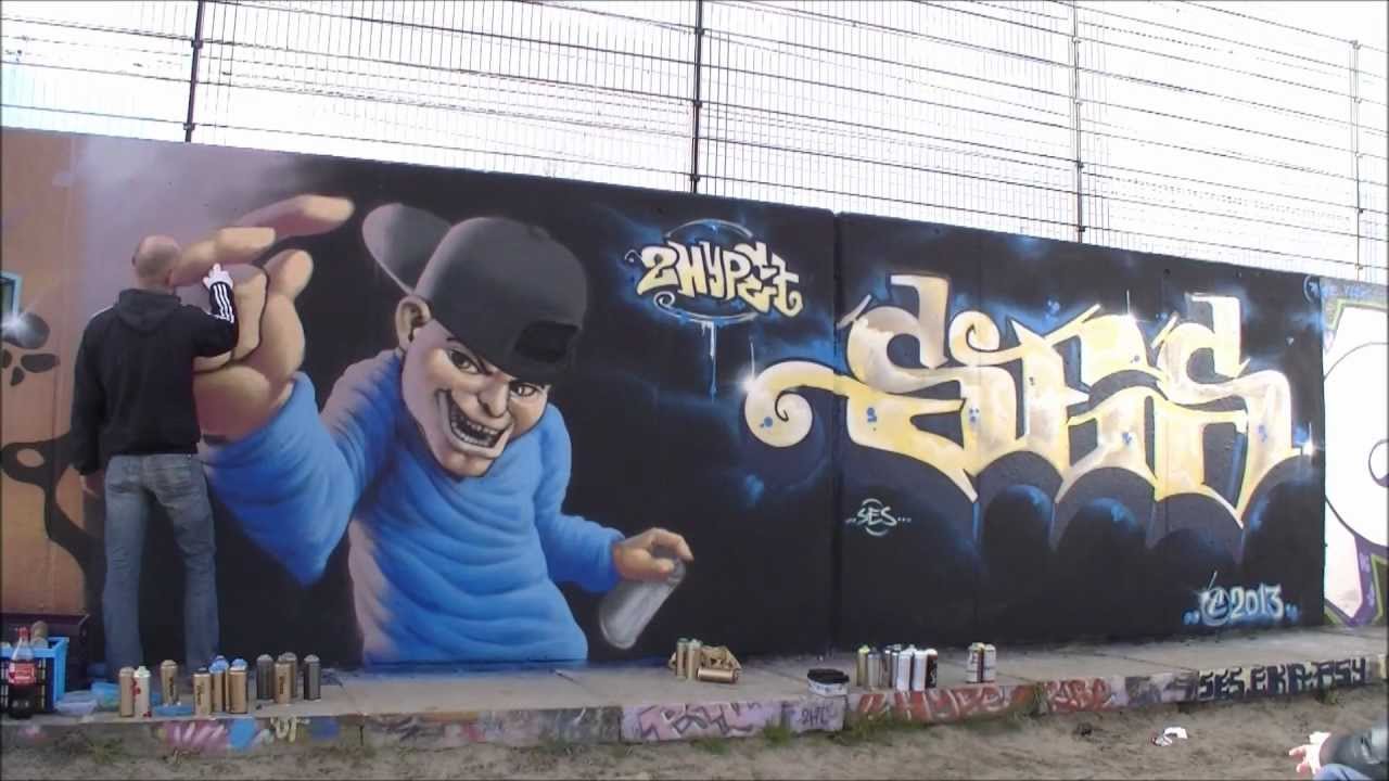 Graffiti by PSY and SES from 2 HYPE TRIBE. - YouTube