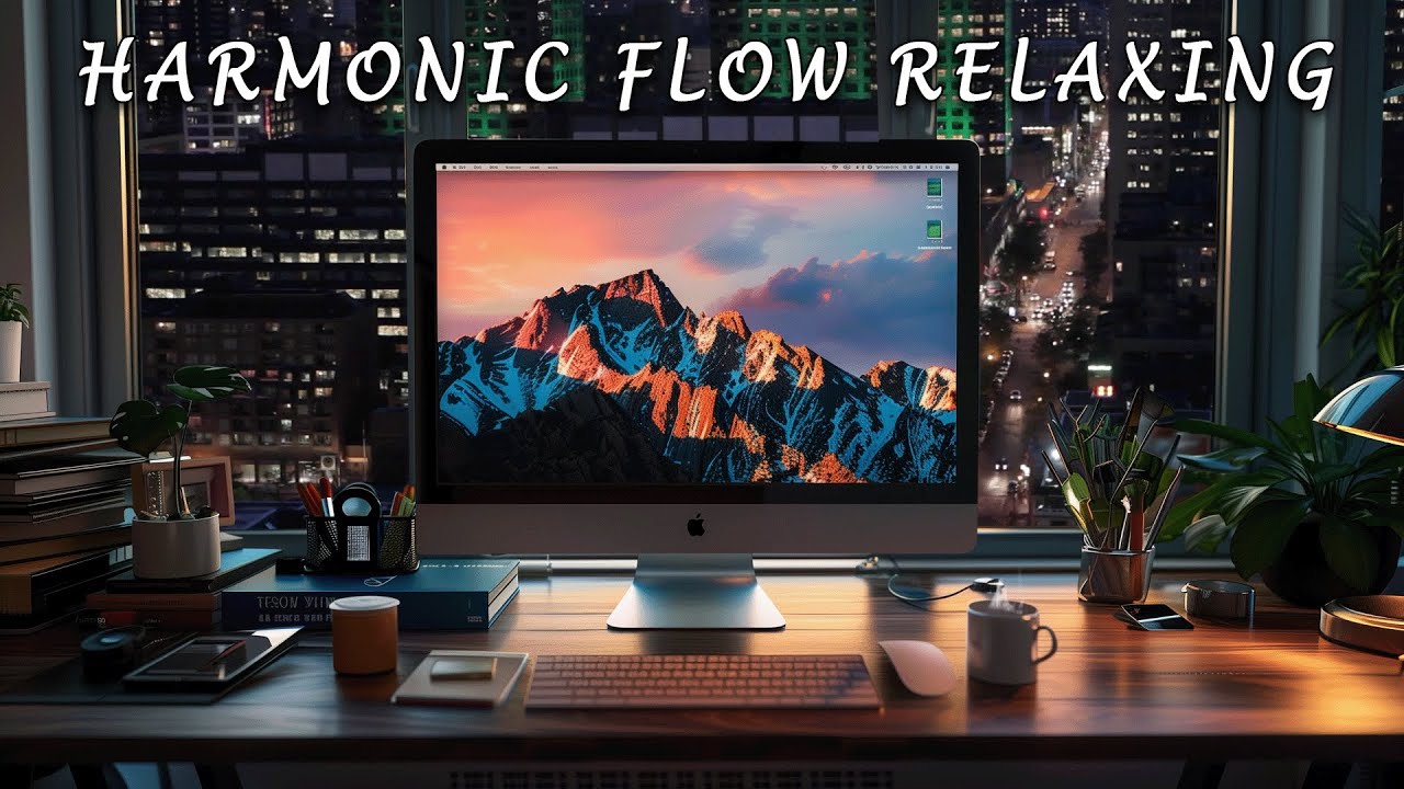 Harmonic Flow: Smooth Jazz for Gentle Relaxation Amidst the Urban Hustle - YouTube