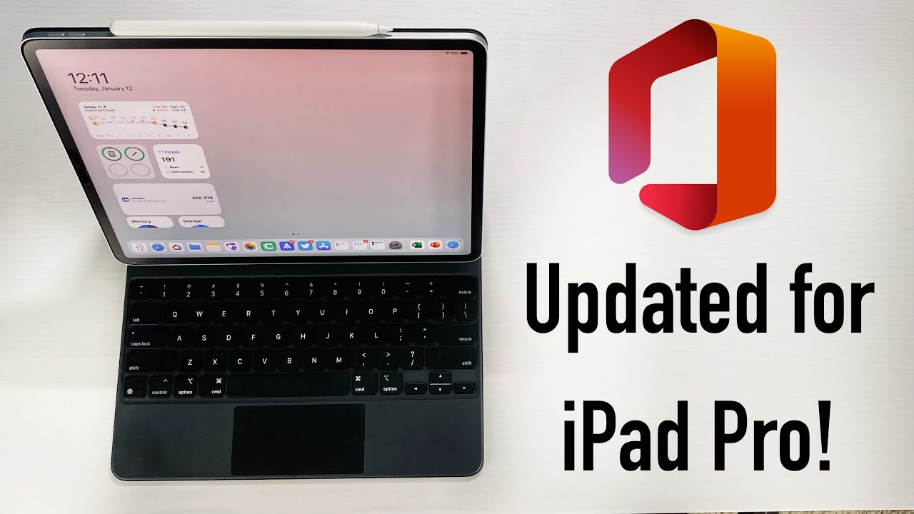 Microsoft Updated for iPad Pro: Everything You Need To Know! - YouTube