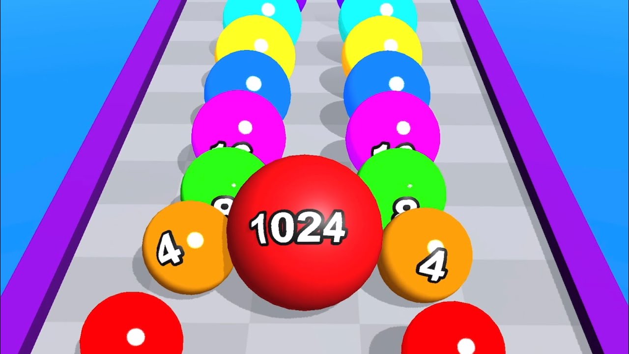 2048 Colors Ball Run 💸🎱 ️MAX LEVELS!! All Levels Gameplay Walkthrough ...