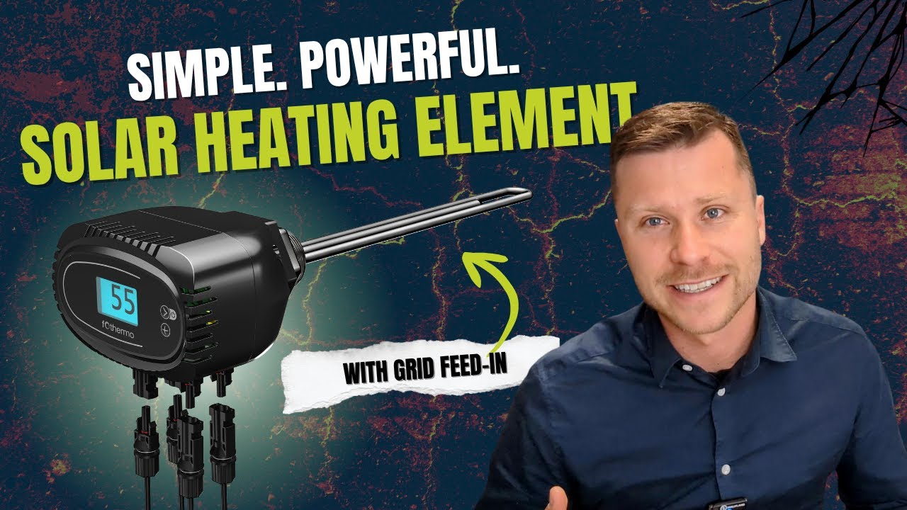 1,000 Watt Solar Heating Rod | fothermo – free hot water with solar ...