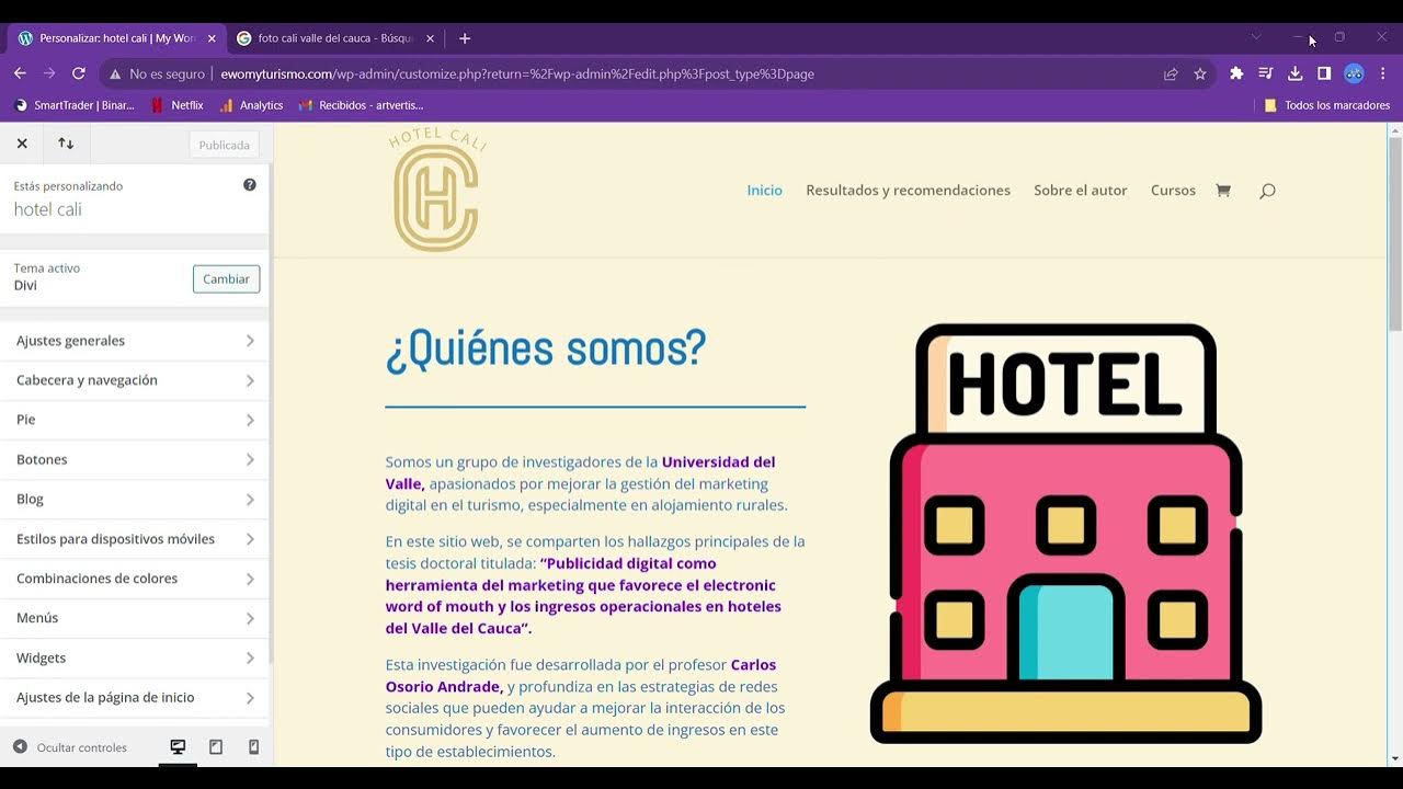 7 Diseñando Tu Página Web Parte 1 Youtube