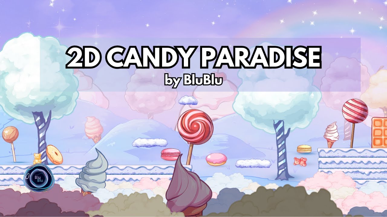 2D Platformer Candy Paradise Asset Pack - Trailer - YouTube