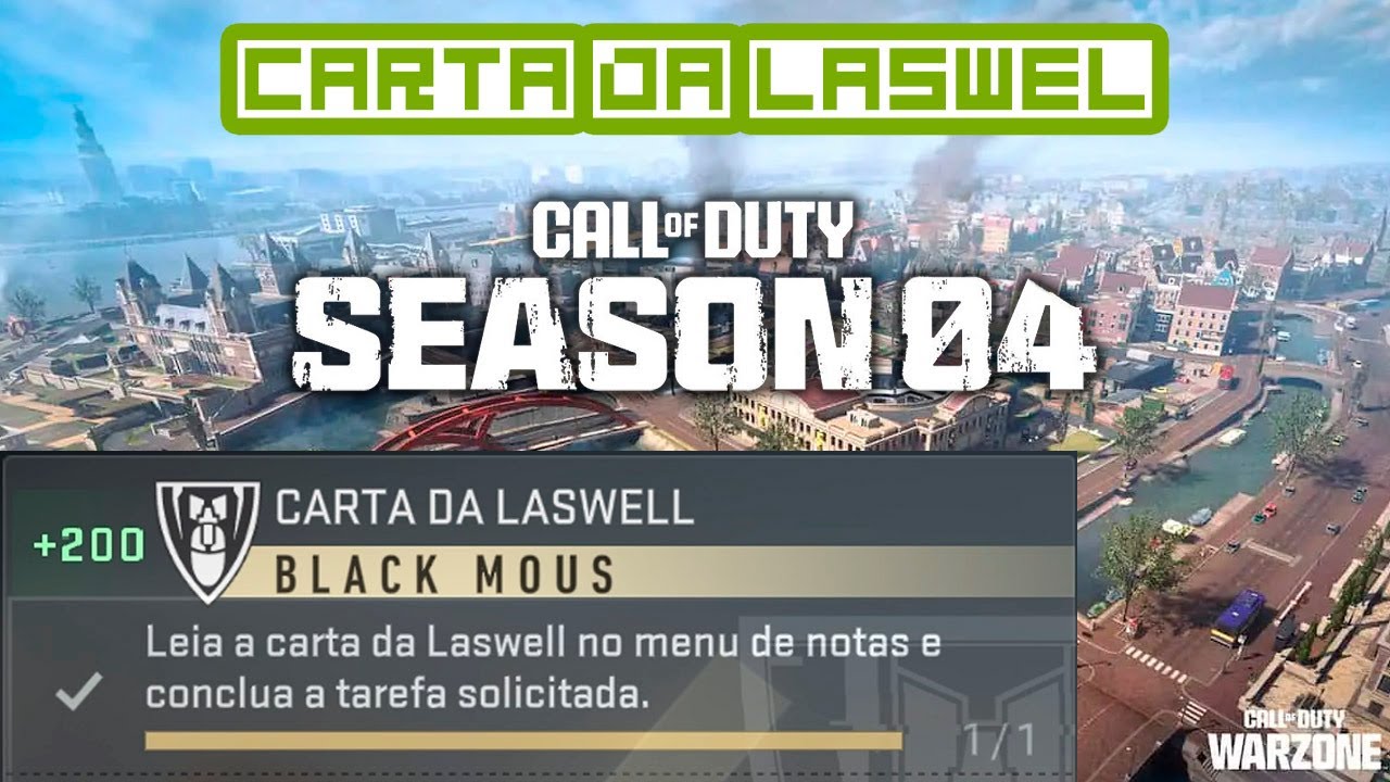 GUIA Carta da Laswel e NOVIDADES Season 04 - DMZ - Warzone 2 - YouTube
