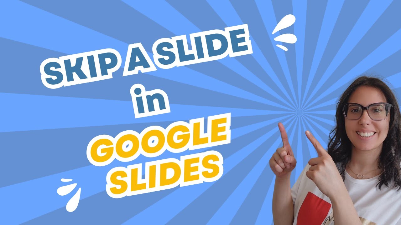 How to SKIP OR HIDE A SLIDE in Google Slides - YouTube