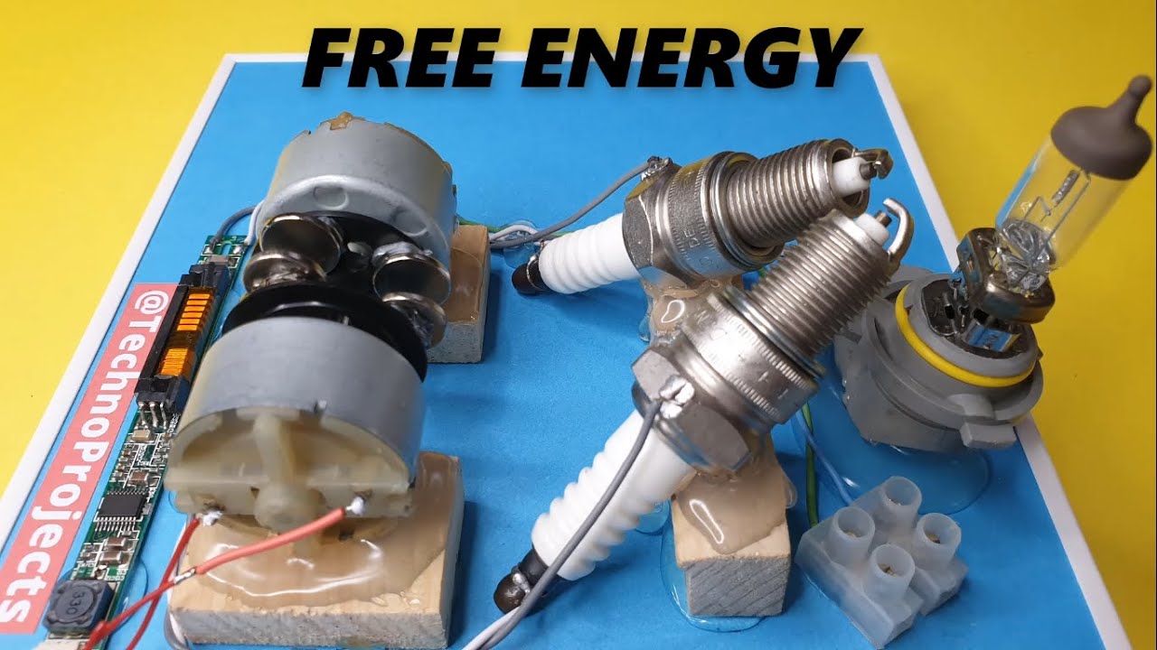 Free energy Generator ! Free Energy ! How to make free energy ! Magnet ...