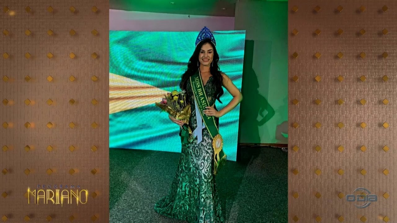 Piauiense ganha título de Miss Brasil Globo 24 08 2024 - YouTube