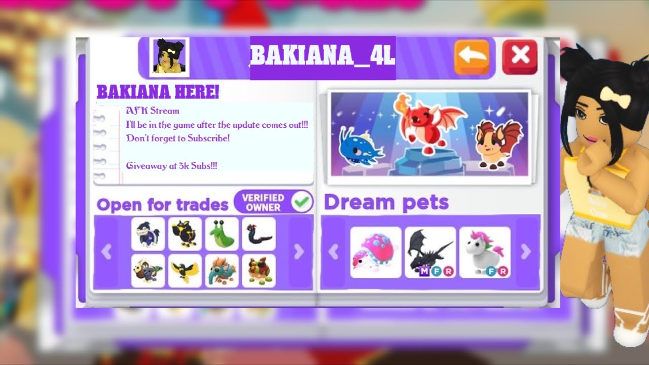 Adopt Me Profile Update {Grinding in Adopt Me} - YouTube