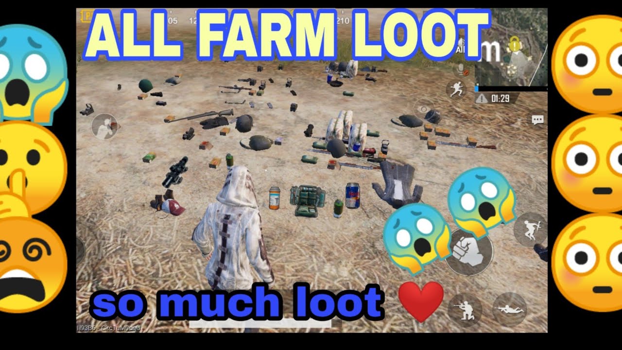 I COLLECT ALL LOOT OF FARM || full loot of farm in pubg mobile - YouTube