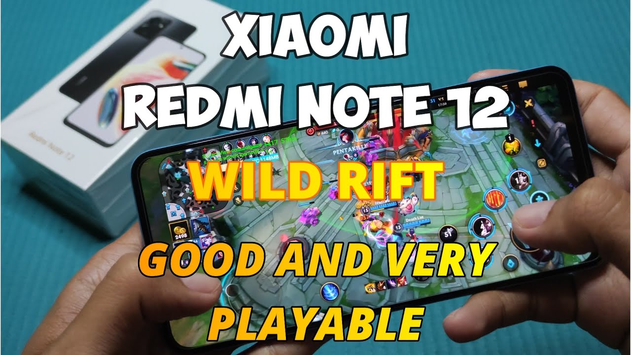 League of Legends Wild Rift in Xiaomi Redmi 12 4G (Hand Cam) - YouTube