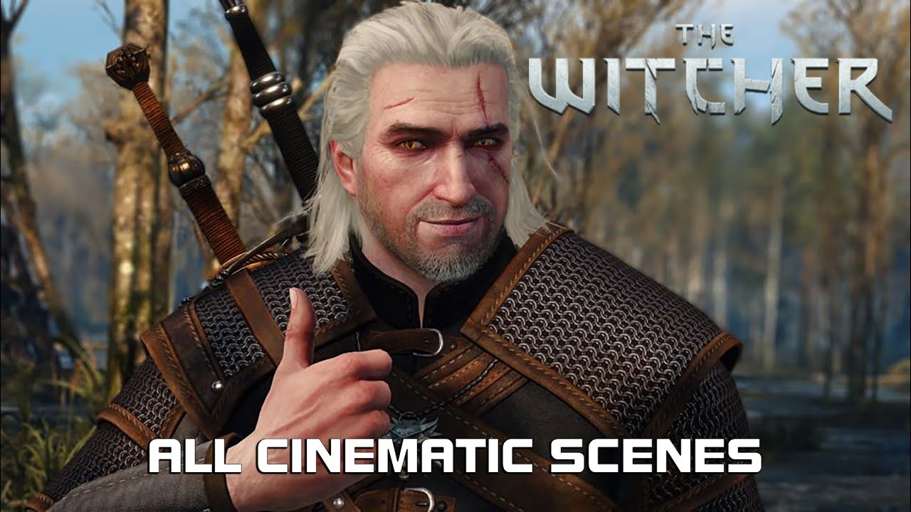 The Witcher - Game Movie (All Cinematic Scenes) HD - YouTube