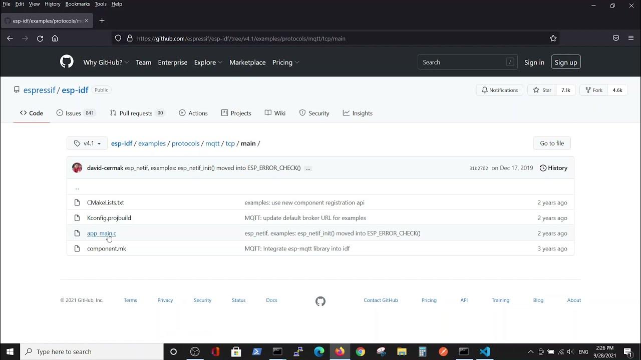 ESP IDF MQTT Publish and Subscribe via Mosquitto broker for esp32 - YouTube
