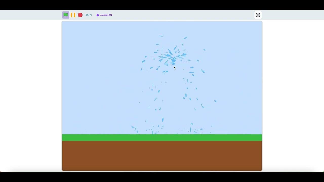 How to make a Water Particle Effect In Scratch | Scratch Tutorial! - YouTube