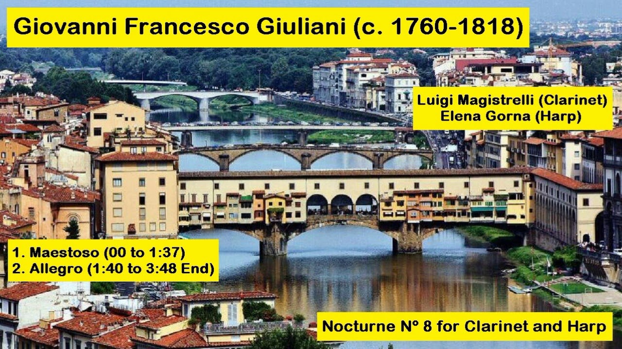 Giovanni Francesco Giuliani (c. 1760-1818) - Nocturne Nº 8 for Clarinet ...