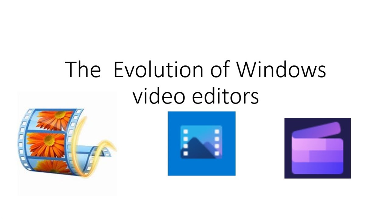 The Evolutions of Window's Video editors - YouTube