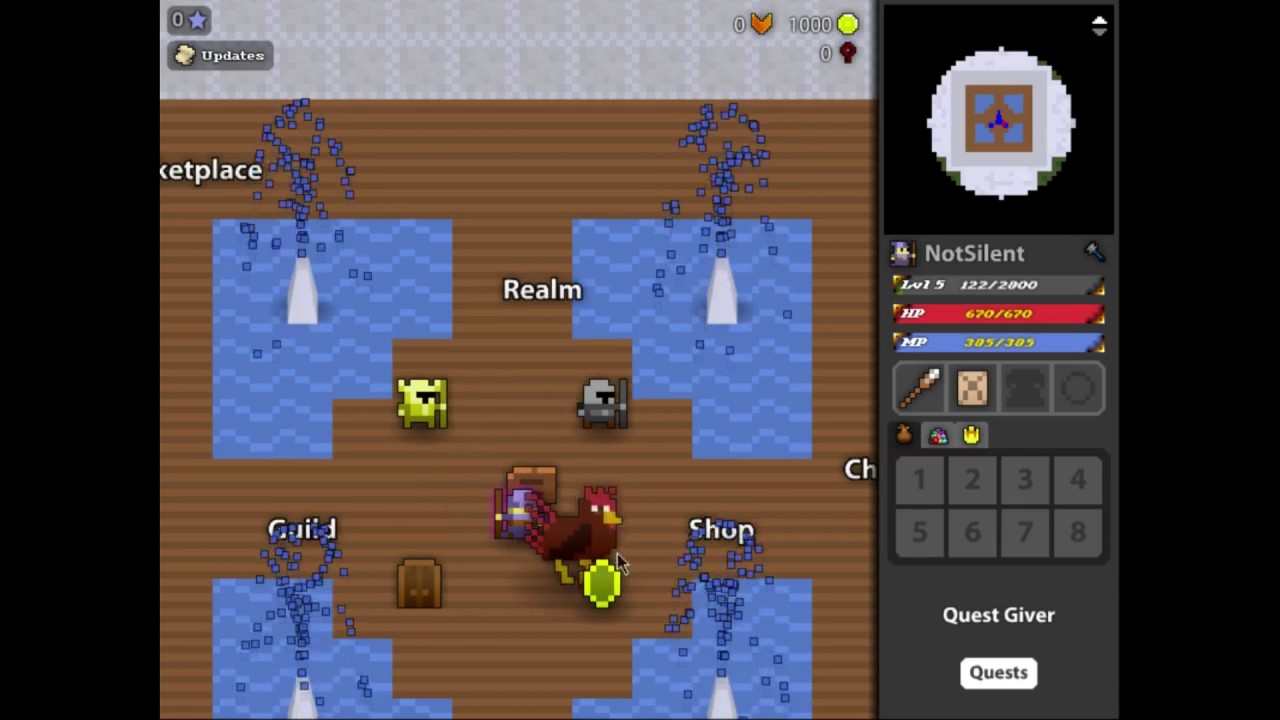 Progress: Quests fully working! - YouTube