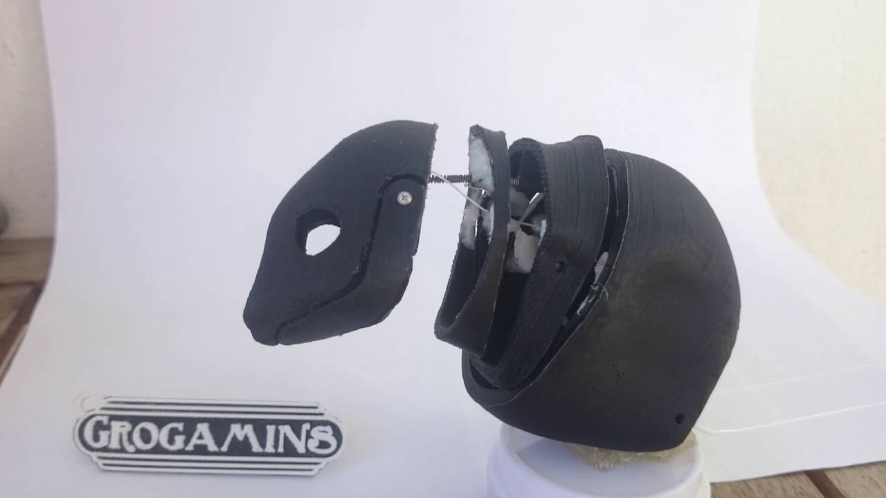 3D printed Squirrel (cable puppet test) for Grogamins - YouTube