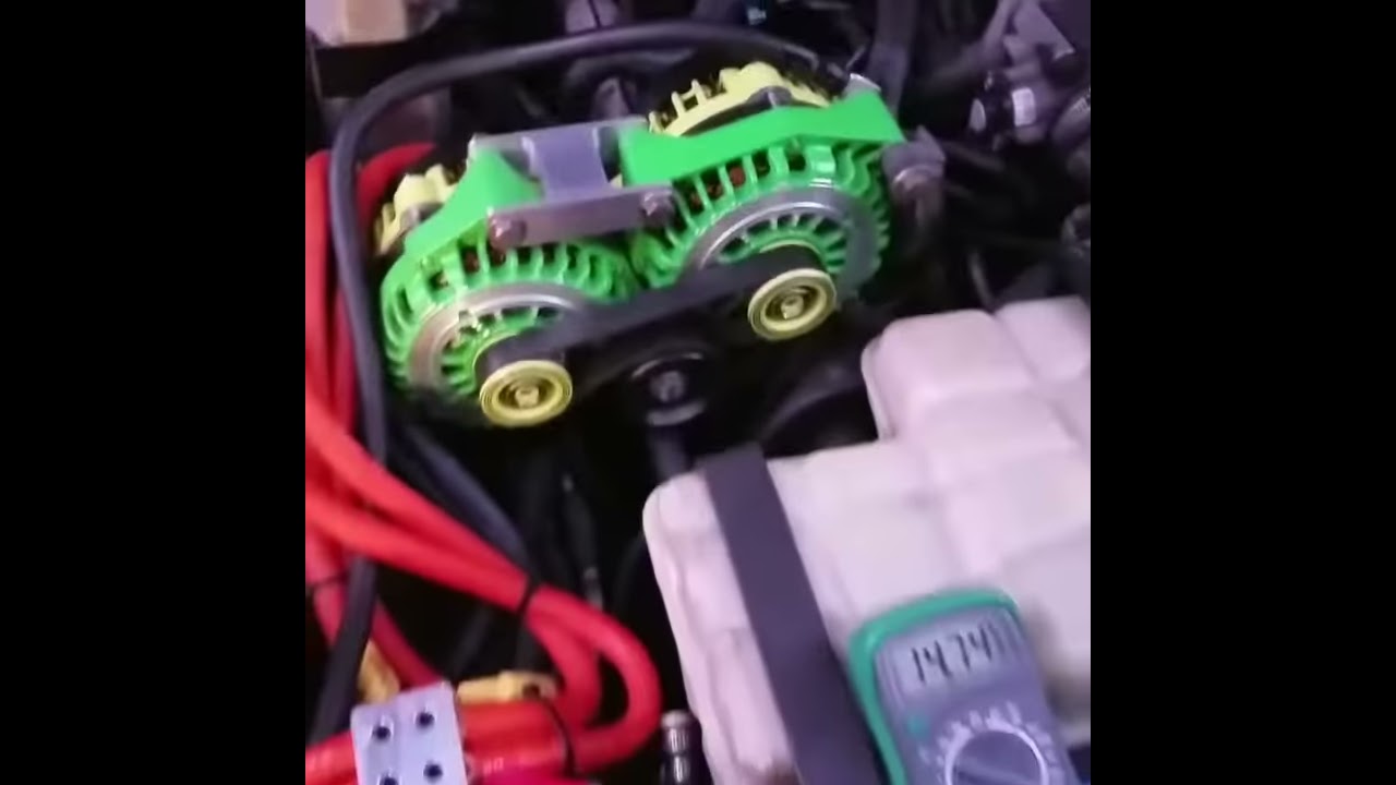 Dual Iraggi 320a alternators 96 Impala SS - YouTube