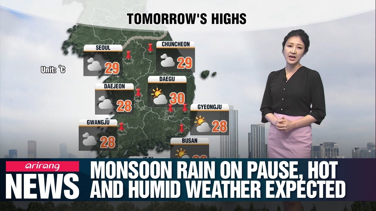 Monsoon rain on pause, hot and humid weather expected _ 062719 - YouTube