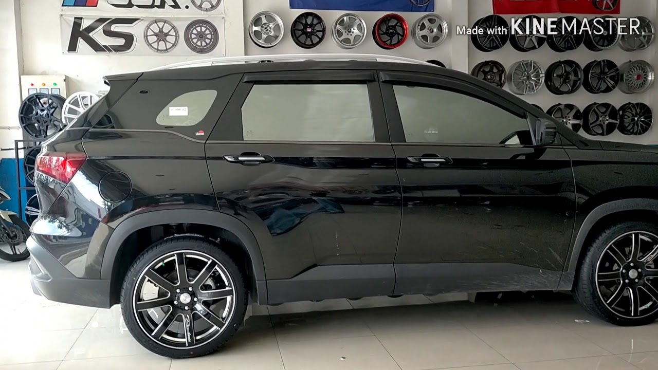 Modifikasi mobil wuling almaz,tampil lebih keren,setlah upgrade velg ...
