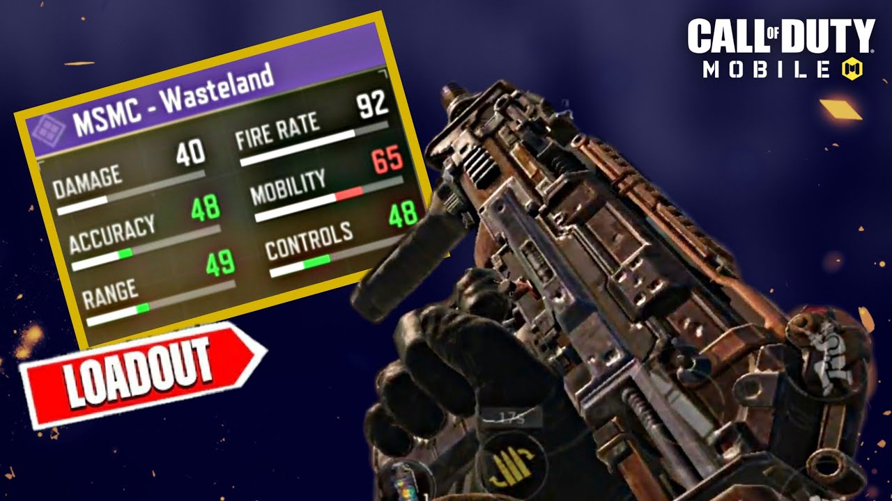 This MSMC has ZERO Recoil | Best MSMC Gunsmith Loadout COD Mobile ...