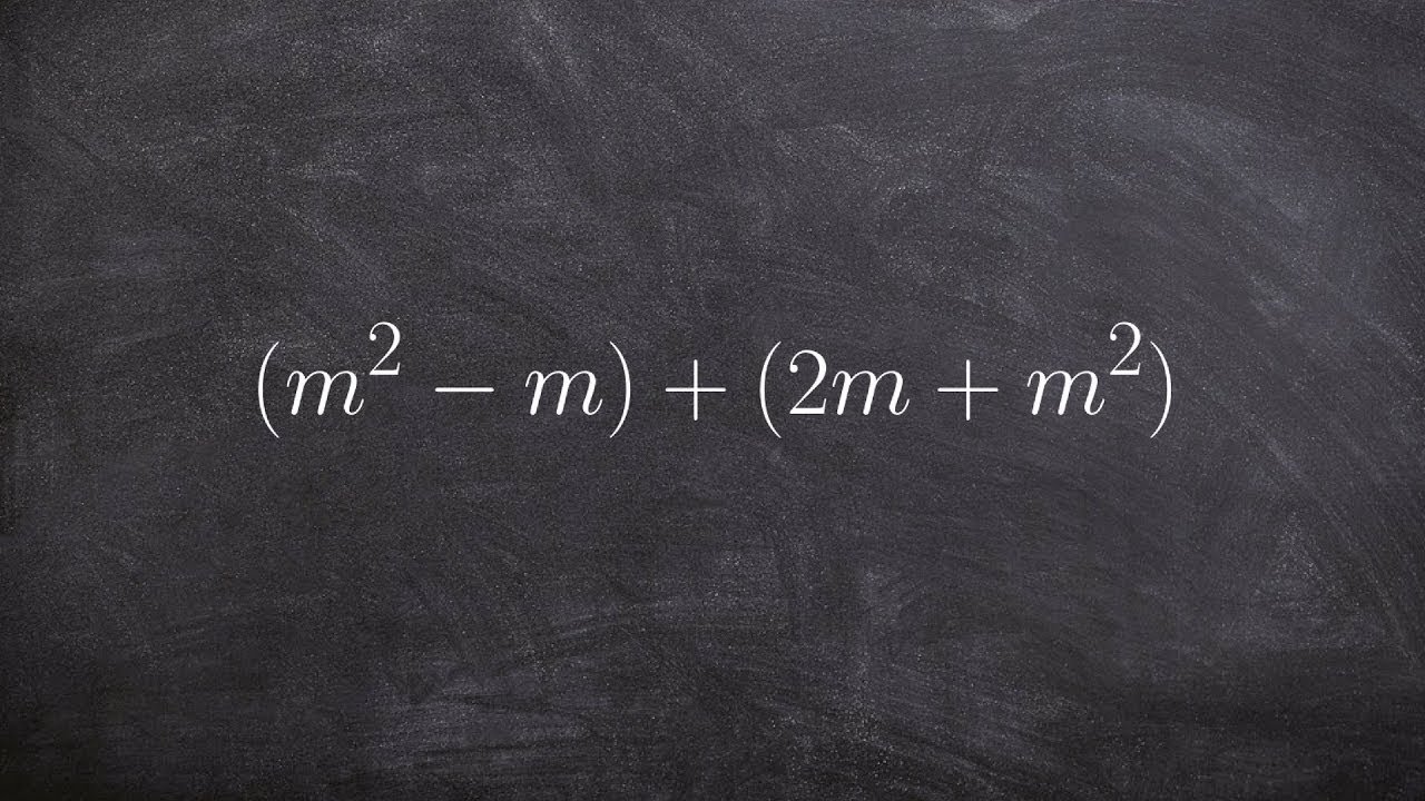 How To Add Two Binomials Polynomials YouTube How To Add Two Binomials Polynomials YouTube