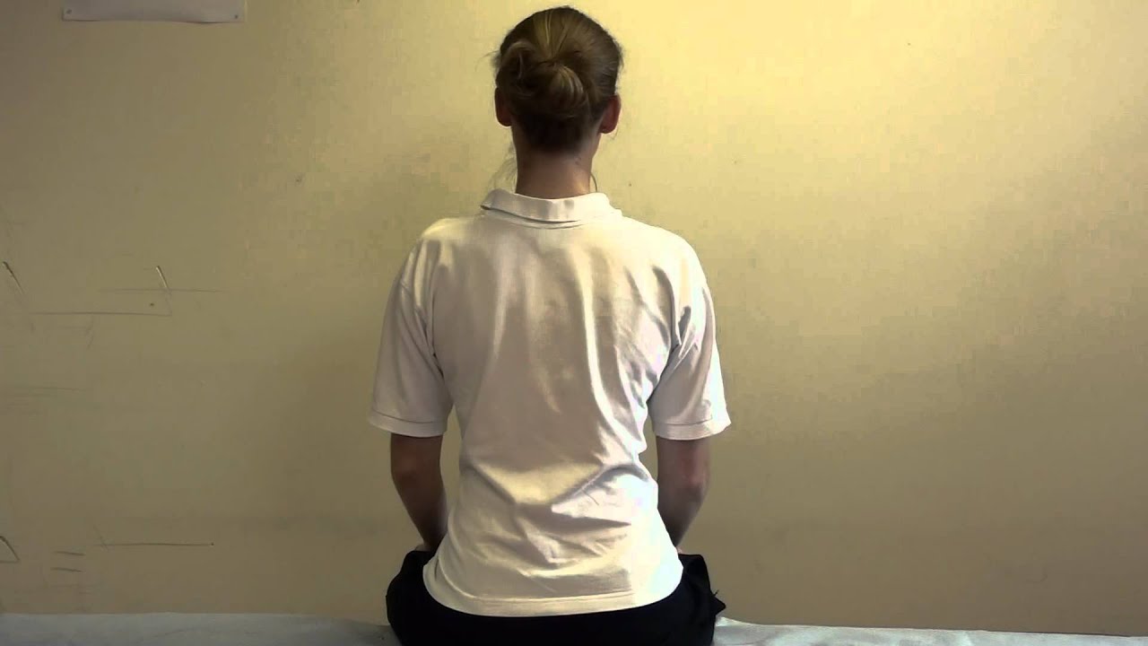 Scapular Setting 1 - YouTube