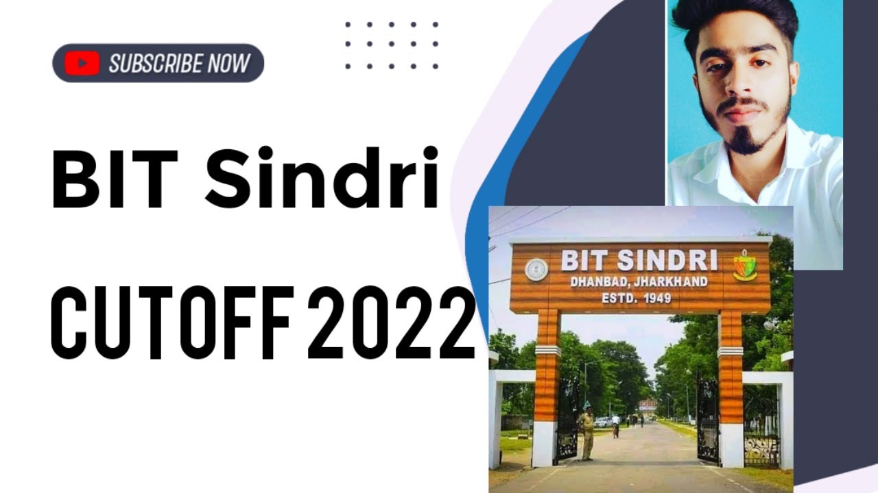 BIT Sindri 2022 cutoff(latest)||admission process||JEE percentile ...