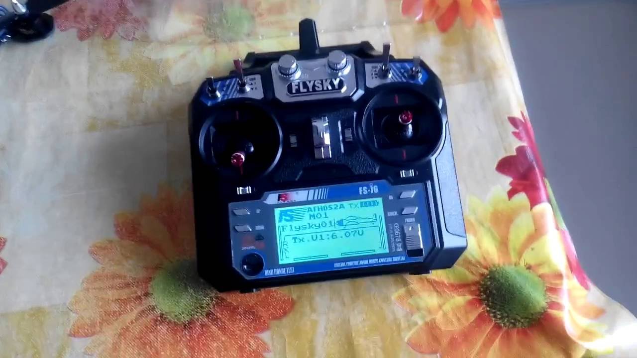 Flysky FS - I6 2.4G 6 Channel Transmitter with LCD Display for RC ...
