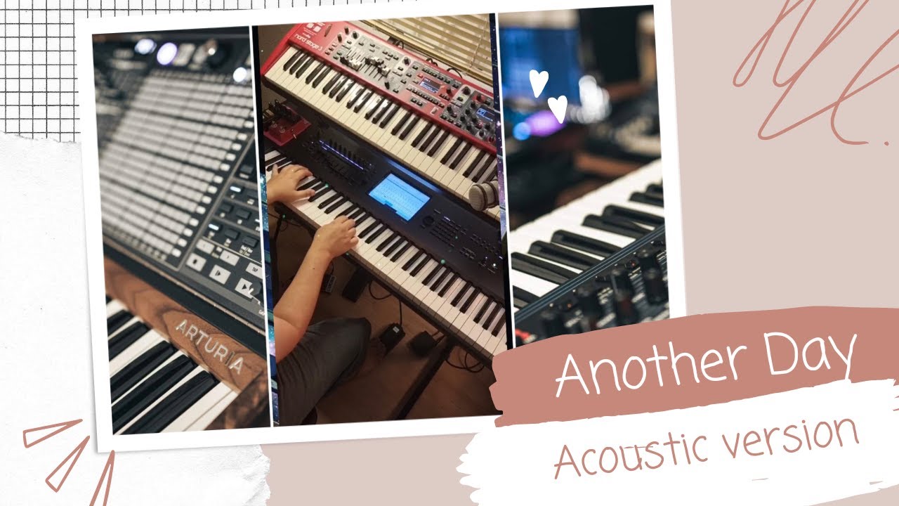 Korg Kronos Another Day Acoustic Version Piano & Violin - YouTube