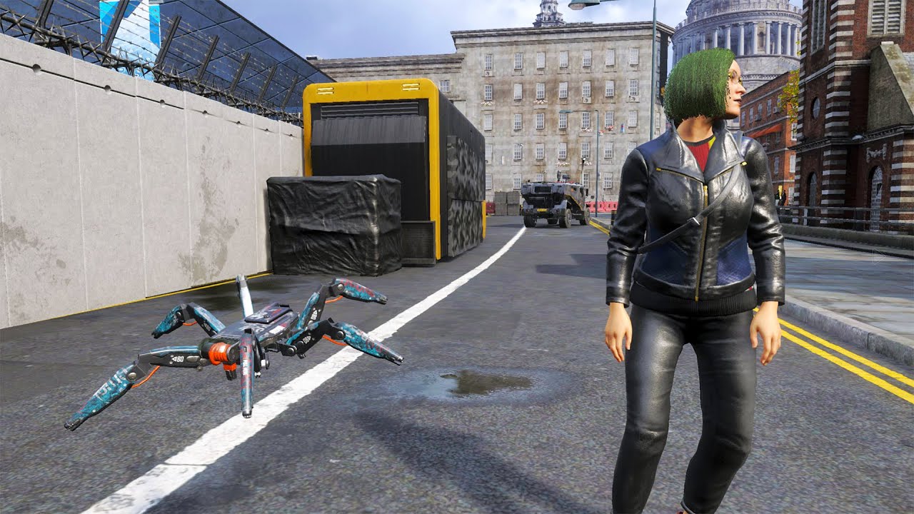 Watch Dogs Legion - Spiderbot Analyses AR Footage - YouTube