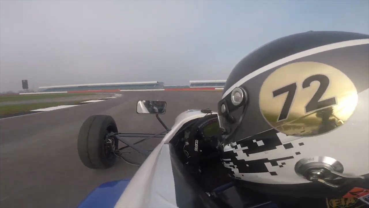 My first racing laps around Silverstone - YouTube