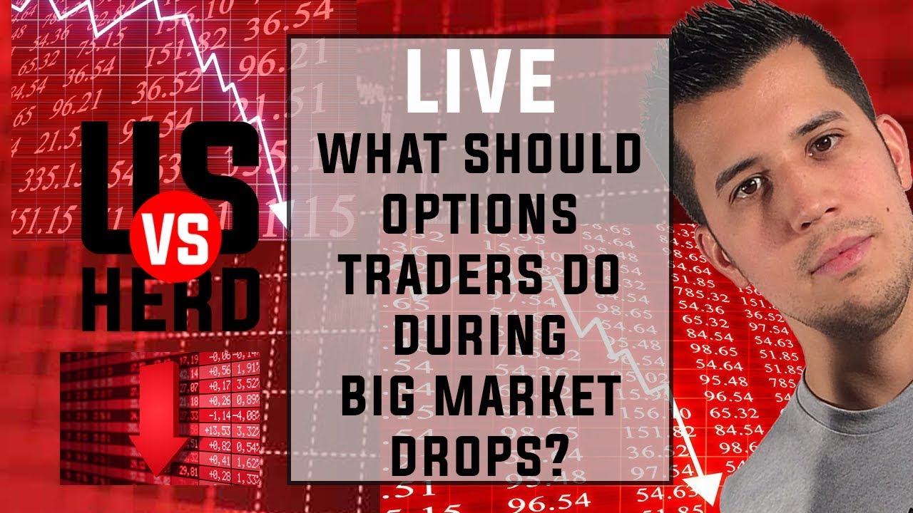 What Should Options Traders Do During Big Market Drops? - YouTube