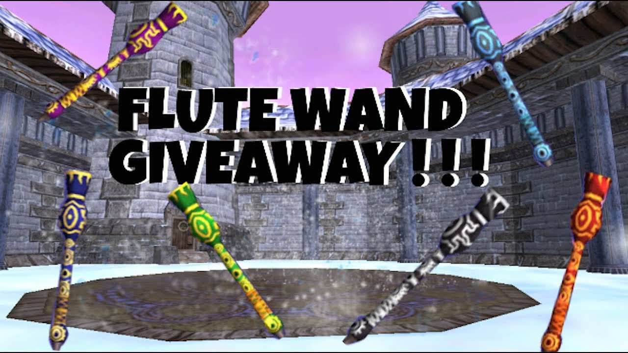 Wizard101: FLUTE WAND GIVEAWAY! [CLOSED] - YouTube