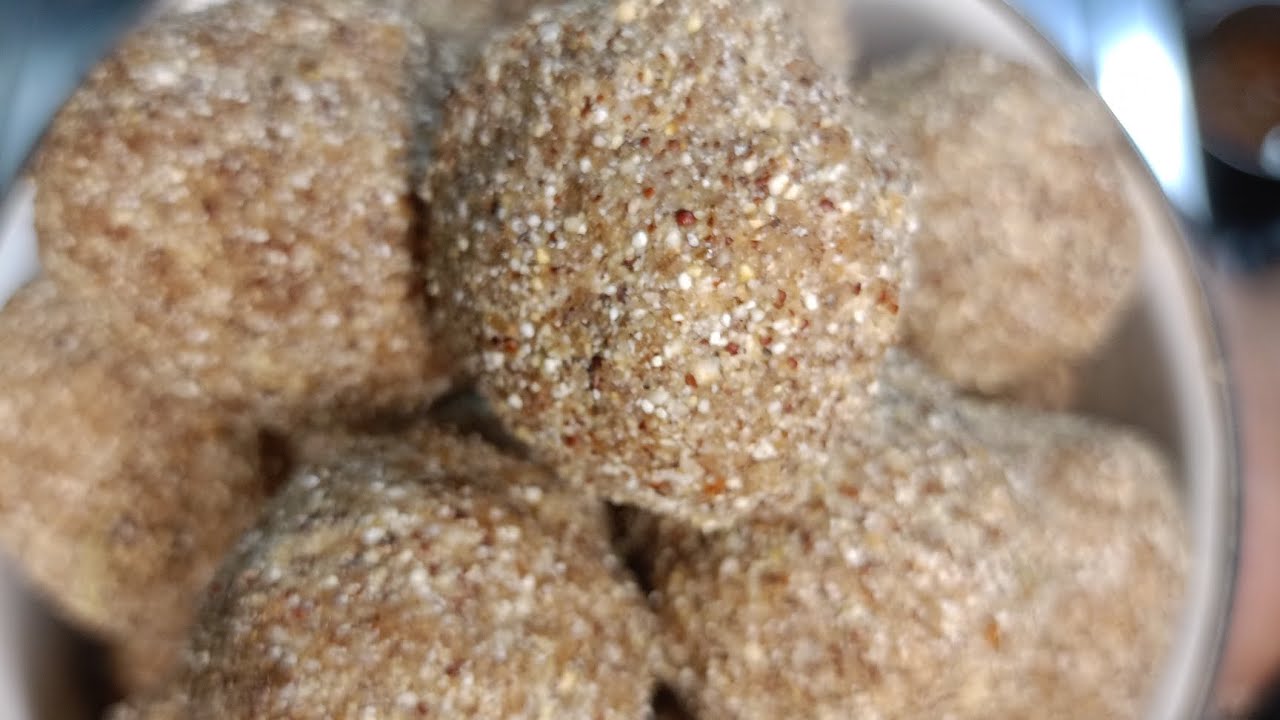 Healthy Tasty delicious Millet laddu recipe #keerthi creatives - YouTube