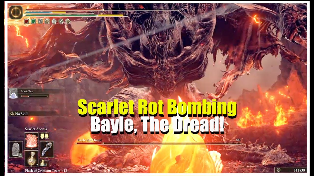 Elden Ring: Scarlet Rot Bombing Bayle, The Dread - YouTube