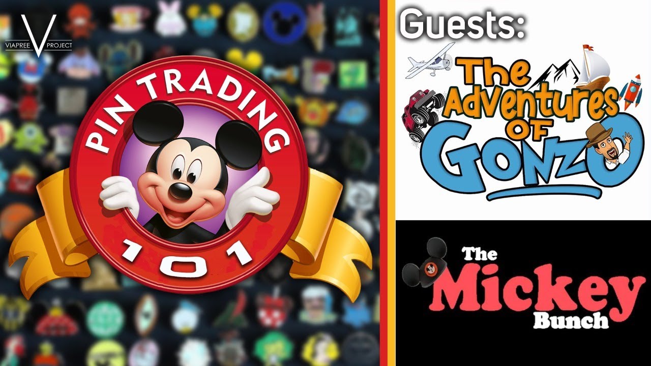 Disney Pin Trading 101 | Adventures of Gonzo & The Mickey Bunch - YouTube
