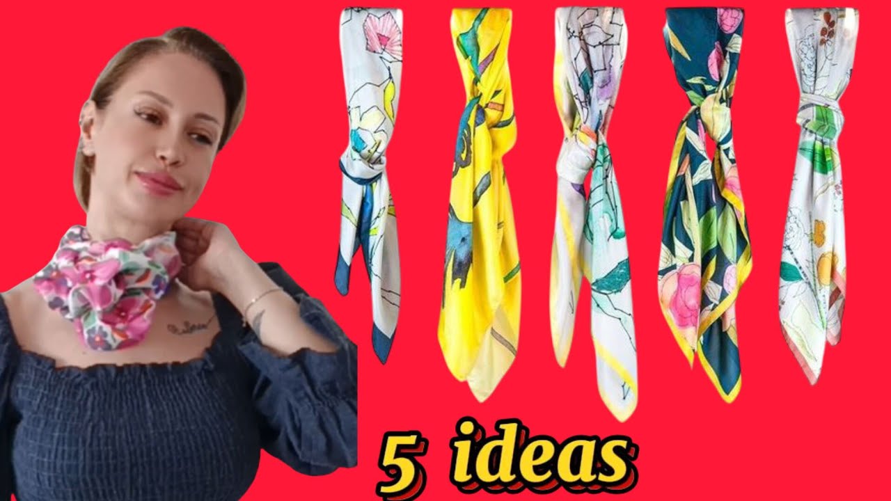 💥5 Amazing Ideas You Can Do With Scarves 🔥 5 IDEAS ! - YouTube