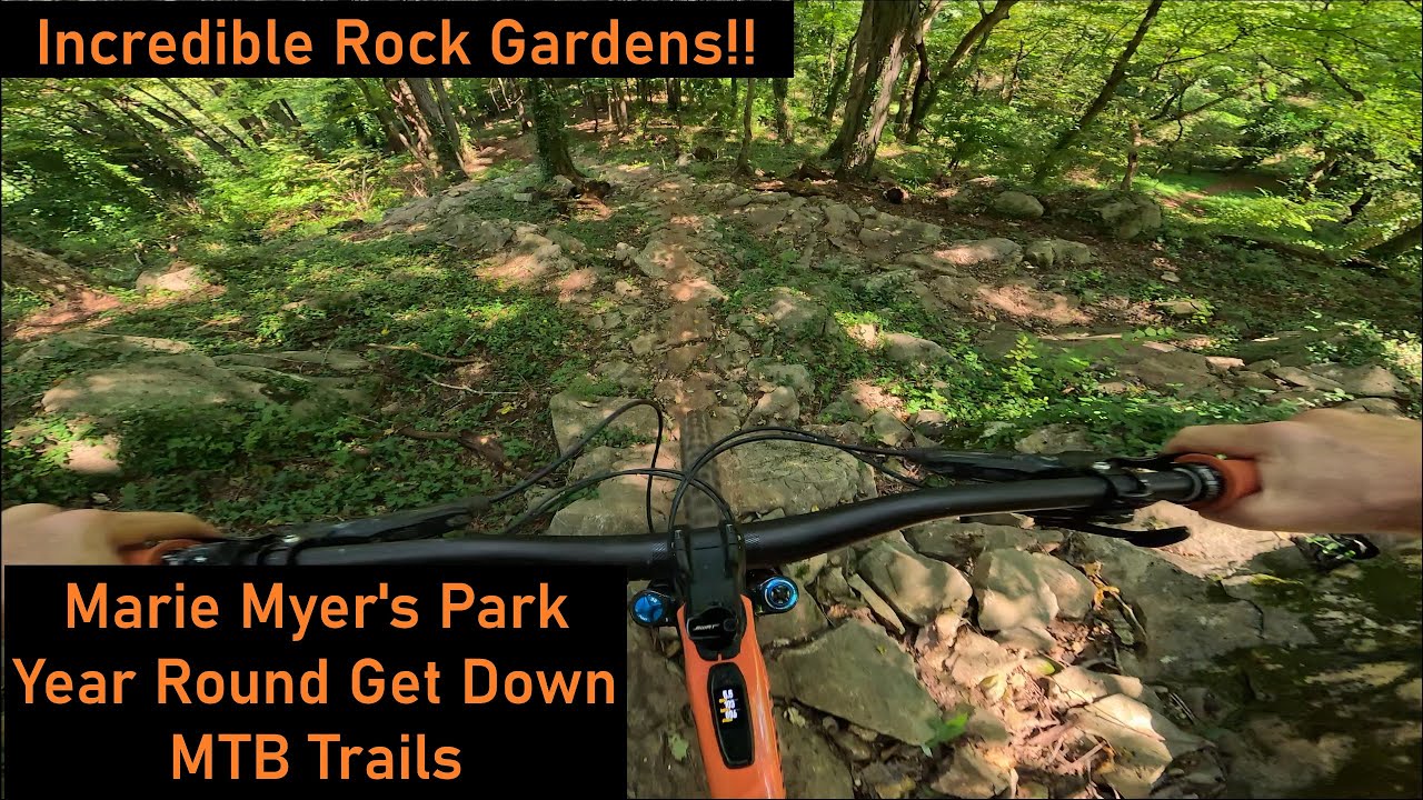 Mountain Biking's best rock work in Knoxville!! Marie Myers Park Blue ...
