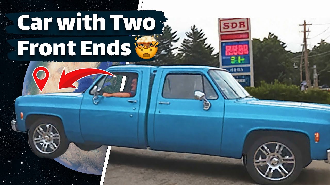 Car with Two Front Ends 🤯 on Google Earth 🌎 and Google Maps # ...