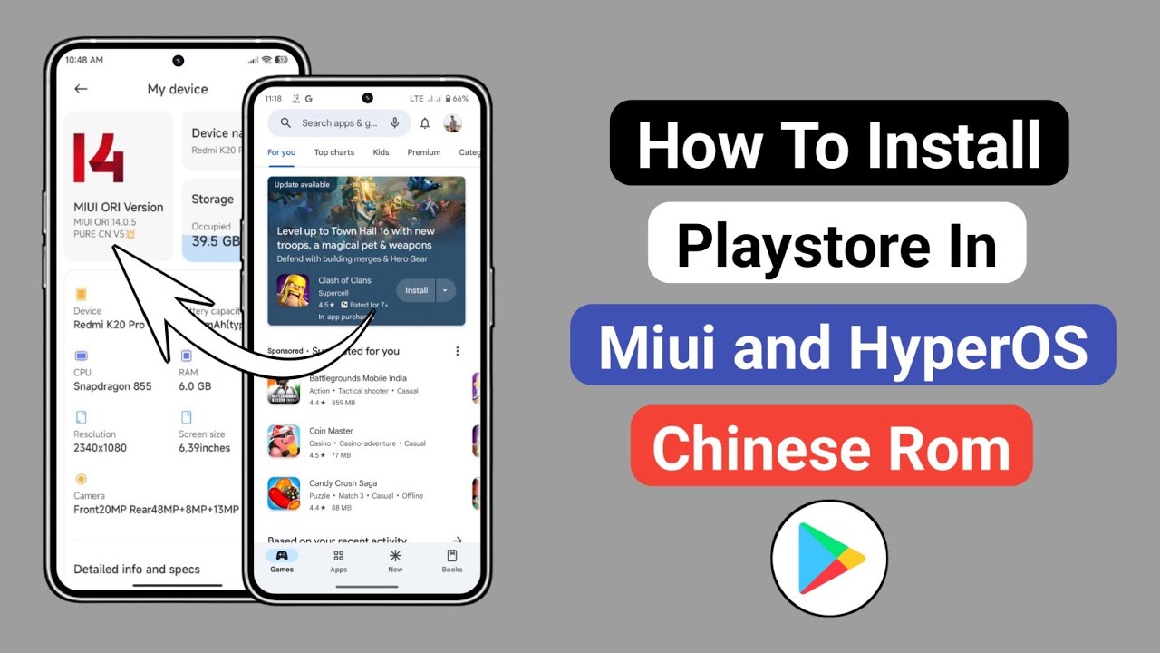How To Install Playstore in Miui and HyperOS Chinese Rom - YouTube
