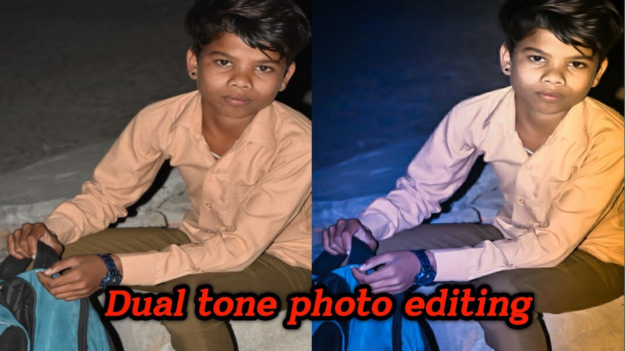 Dual tone photo editing /dual tone photo edit kaise kare 2022 - YouTube