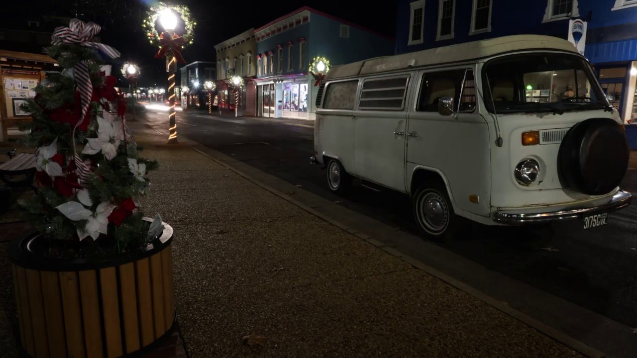 Christmas drive in a Volkswagen Camper Van |Time Lapse Tuesday| - YouTube