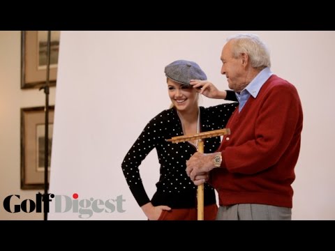 Kate Upton & Arnold Palmer Welcome You Back to Small Ball Pt. 3: Arnie Cozies up to Kate-Golf Digest