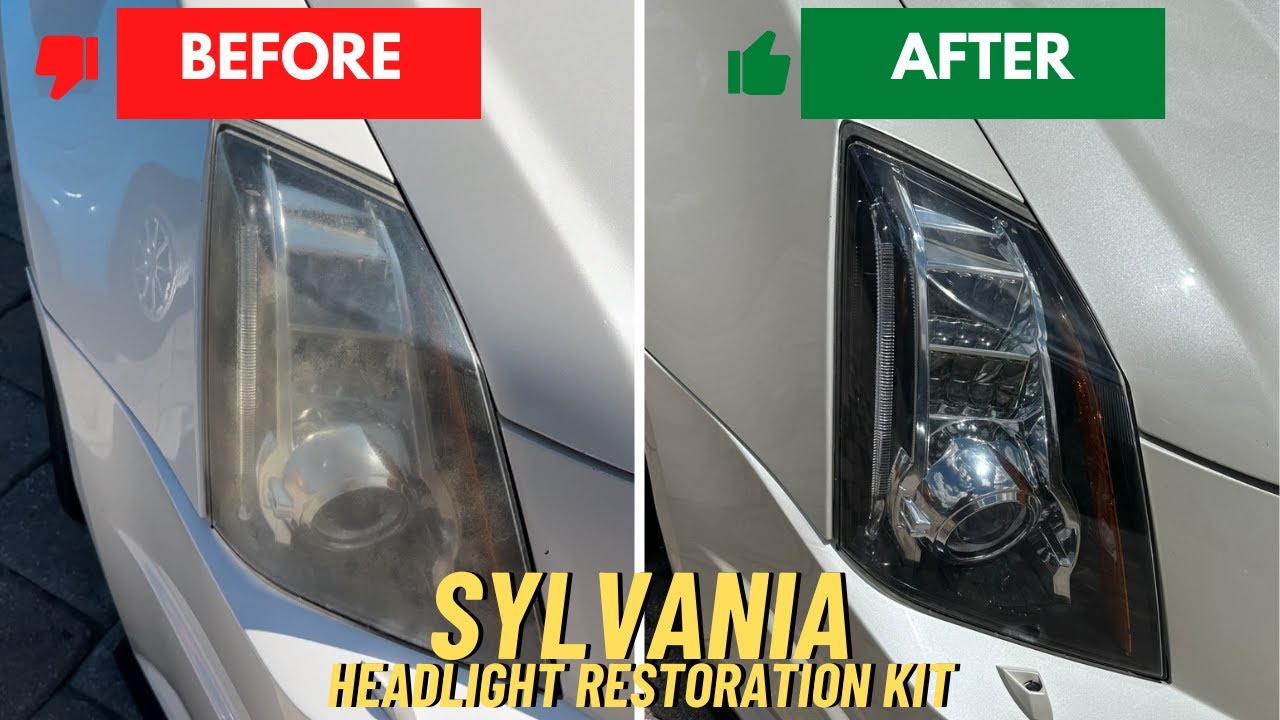 Sylvania Headlight Restoration Kit | BEFORE & AFTER - YouTube