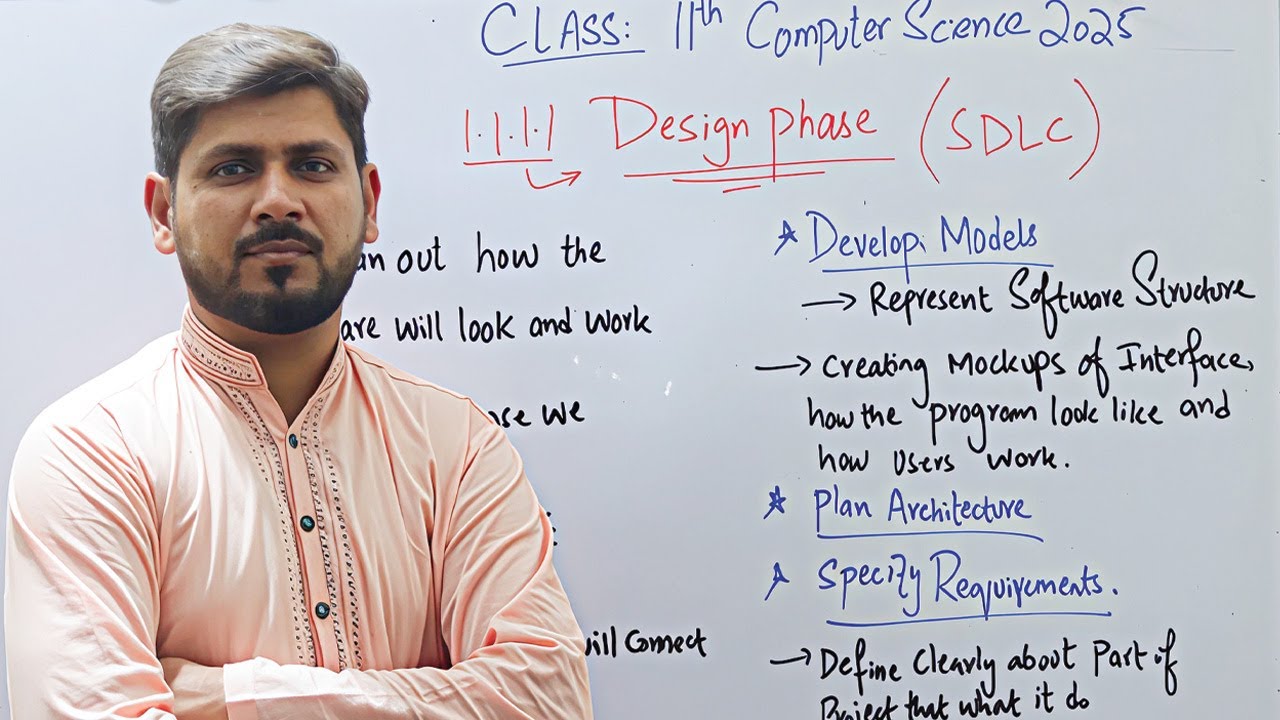 lecture 1.1.1.1 Design phase in SDLC | 11th computer science 2025 - YouTube
