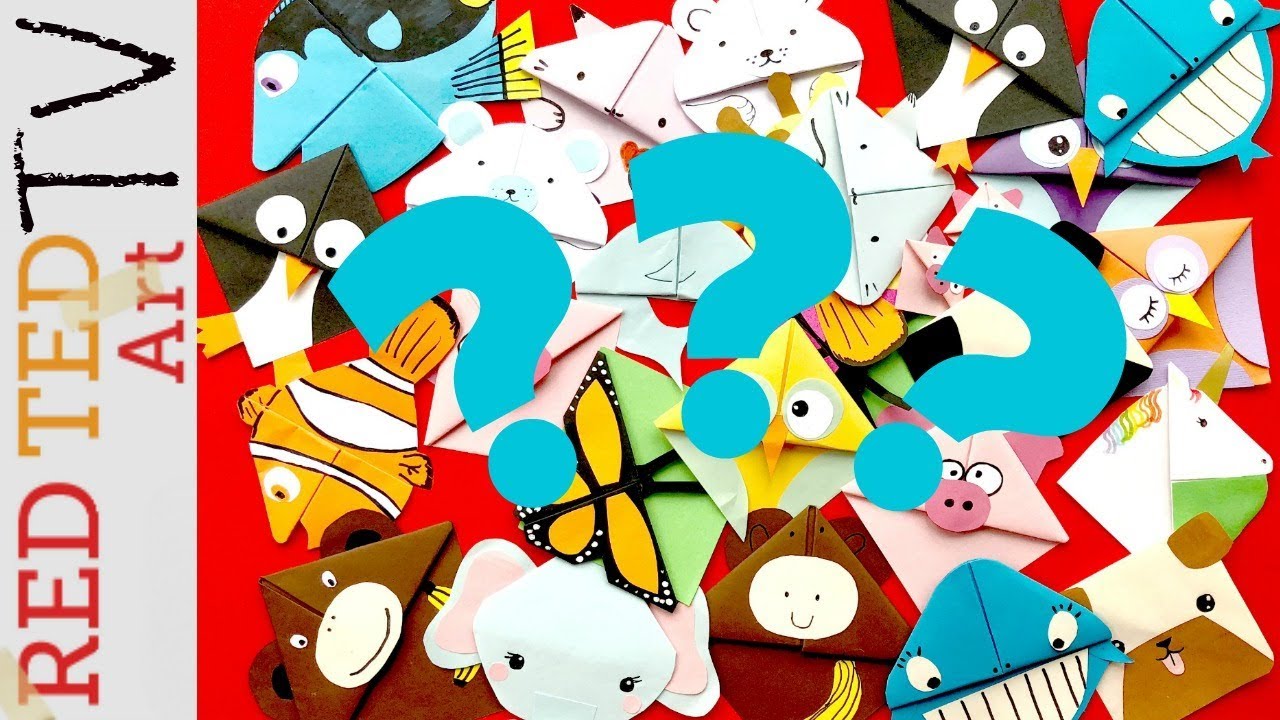 Top 10 Animal Corner Bookmarks VOTED BY YOU - Red Ted Art TV E3 - YouTube