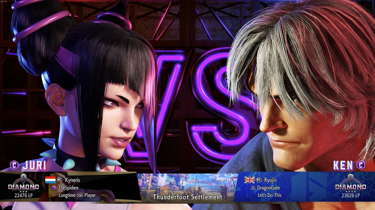 Street Fighter 6 Online Matches #49 - Kyneris (Juri) vs Ryujin (Ken ...