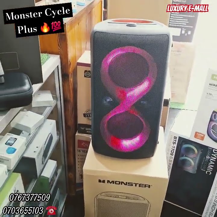 Monster Cycle Plus Speakers available now 🔥💯. Shop Now Luxury E-Mall. #luxuryemall # ...